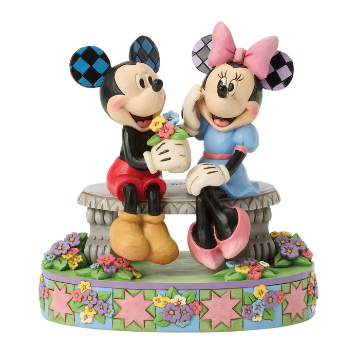 Jim Shore Mickey and Minnie Spring Figurine - "A Blooming Romance ...