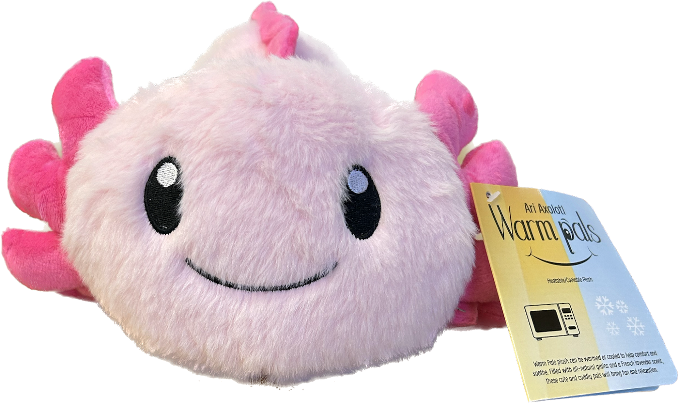 Warmable Axolotl Plush | Warm Pals – Coppin's Hallmark